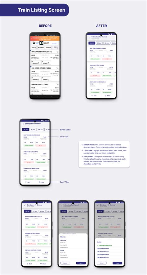 Irctc Rail Connect Redesign Behance