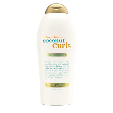 Quenching Coconut Curls Moisturizing Shampoo For Curly Hair Detangling Curl
