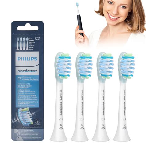 Насадки для электрической зубной щетки Philips Sonicare C3 HX9044, 4 шт ...