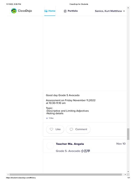 Classdojo For Students Pdf