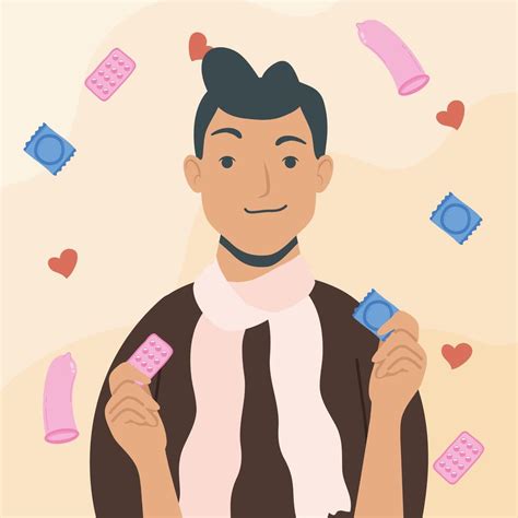 Man With Sexual Icons Vector Art At Vecteezy