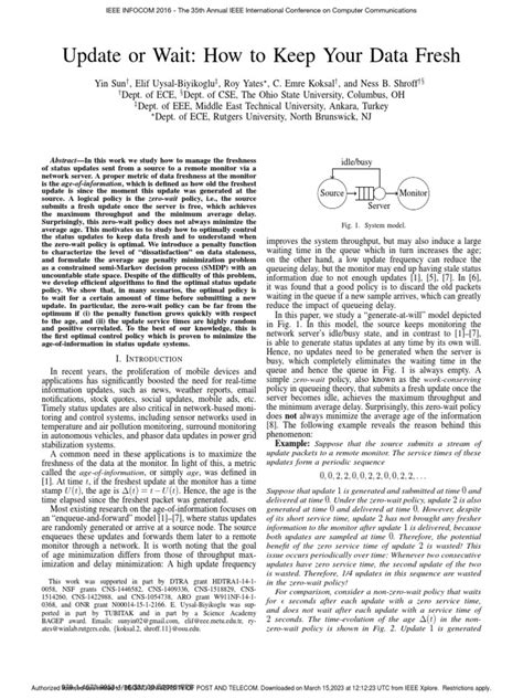 update or wait how to keep your data fresh pdf mathematical