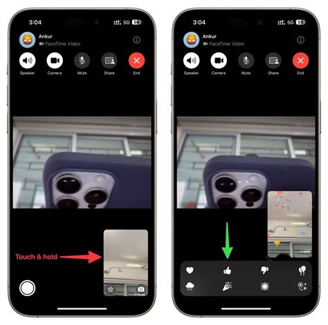 How To Use Hand Gestures To Add Effects To Facetime Call
