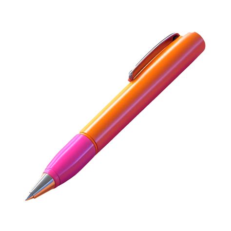 Pen In 3d Style Trending Color Palette With 23886913 Png