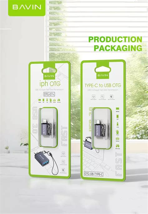Buy Bavin Otg Adaptor Usb 3 0 Fast Data Transmission For For Iph 15 And Type C Mobile Phones