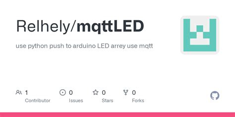 Github Relhely Mqttled Use Python Push To Arduino Led Arrey Use Mqtt