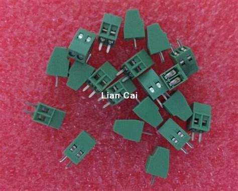 10pcs 2 Poles 2 Pin 2 54mm Pcb Universal Screw Ter Vicedeal