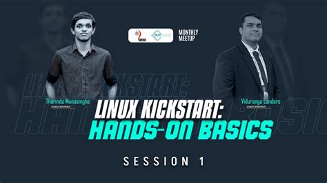 Linux Kickstart Hands On Basics Session 1 Acm Meetup June Youtube
