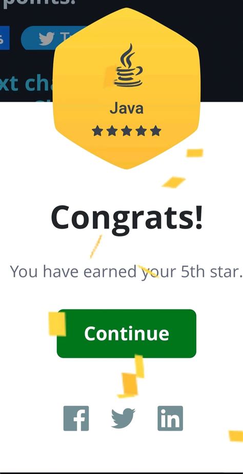 Prasanna Venkatesh On Linkedin Hello Everyone Finally I Got 5 Stars👍in Java Cybernaut Jayasurya