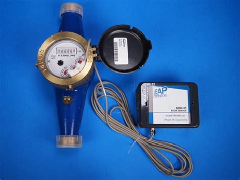 Industrial Grade Wireless Flow Sensor In Line Pulse Counter Phase