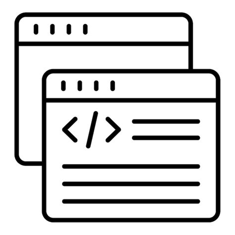 Premium Vector Programming Icon