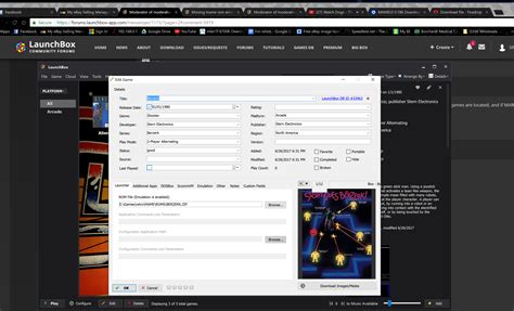 missing mame rom error from launchbox troubleshooting launchbox
