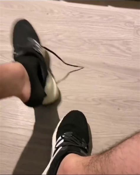 Removing Sneakers And Socks