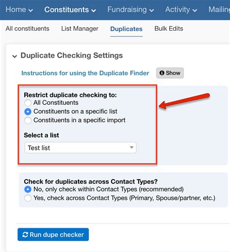checking for and managing duplicates little green light knowledge base