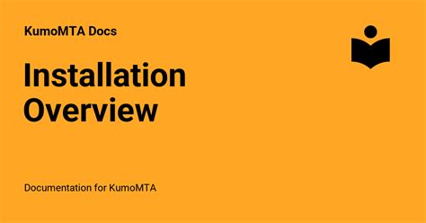 installation overview kumomta docs
