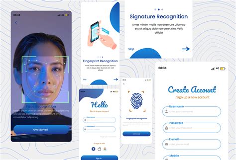 Mobile App Ios Android Biometric Setup On Behance