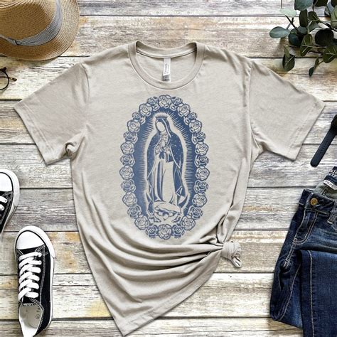 Virgen De Guadalupe Shirt Etsy