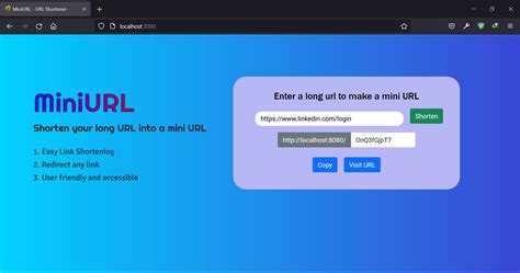 Github Rwiteshberaurl Shortener