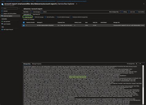 Service Bus 1 Exporting Dataverse Events