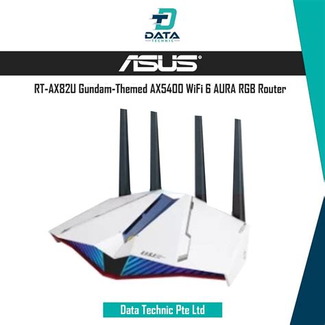 Asus Rt Ax U Gundam Themed Ax Wifi Aura Rgb Router Computers