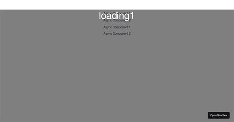 Suspense Lazy 1 Codesandbox