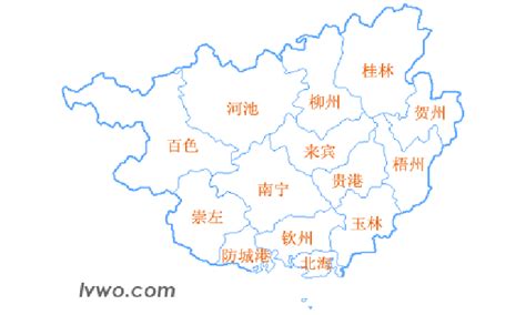 广西高清地图全图 千图网