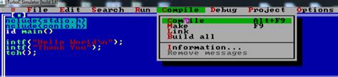Computer INN Debugging Feature Of Turbo C