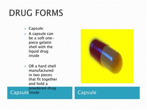 Ppt Drug Forms Powerpoint Presentation Free Download Id3070726