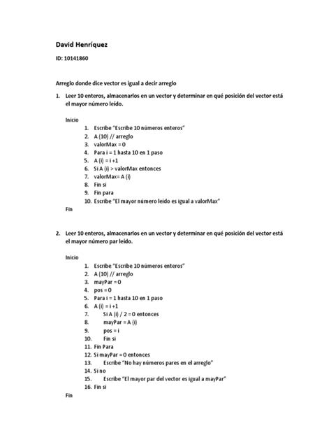 Arreglos Y Matrices Descargar Gratis Pdf Matriz Matemáticas