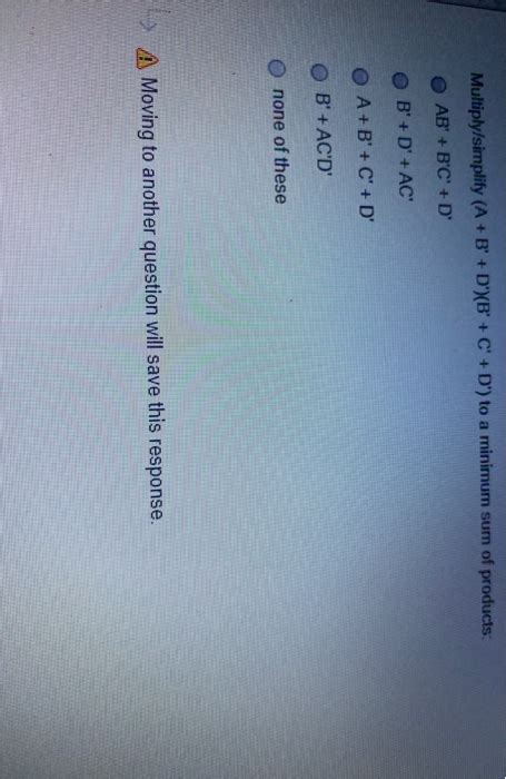 Solved Multiply Simplify A B D B C D To A Chegg Com