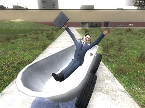 Gman In A Bathtube Image Garrys Mod Fan Group Moddb