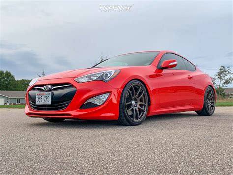 2015 Hyundai Genesis Coupe 38 R Spec With 19x85 Esr Sr08 And
