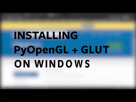 فیلم آموزشی Pyopengl Glut را در ویندوز نصب کنید با زیرنویس فارسی