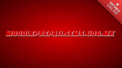 Msudgmx Czerwony Futurystyczny Efekt Tekstowy