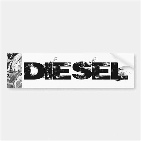 Diesel Bumper Sticker Zazzle Diesel Diesel Brand Graffiti Logo Design