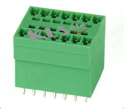 3 50mm 3 81mm Female Pluggable Terminal Block Straight Pin KLS Connector
