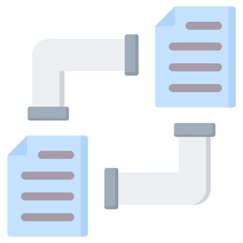 Data Pipeline Generic Color Fill Icon Freepik