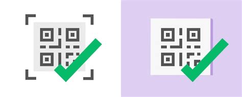 Premium Vector Qr Code Icon Vector Pass Check Verification Or Scan