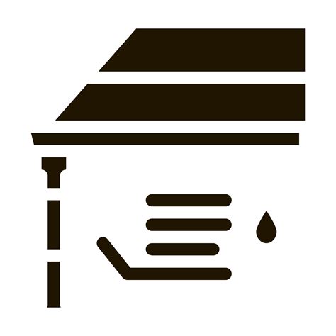 Roof Gutter System Icon Vector Glyph Illustration 17498380 Vector Art