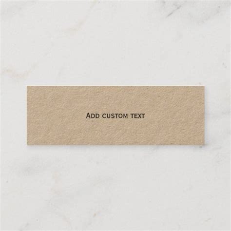 Custom Simple Qr Code Bookmark Business Mini Mini Business Card Zazzle