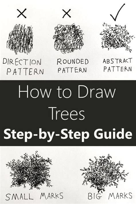 How To Draw Trees Step By Step Guide