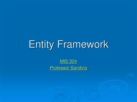 ppt entity framework powerpoint presentation free download id 2973783