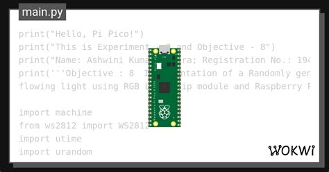 Random Generated Colorful Flowing Light Wokwi Esp32 Stm32 Arduino