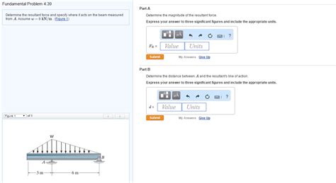 Solved Determine The Resultant Force And Specify Where It Chegg Com