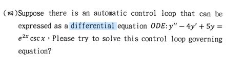 solved 四 suppose there is an automatic control loop that