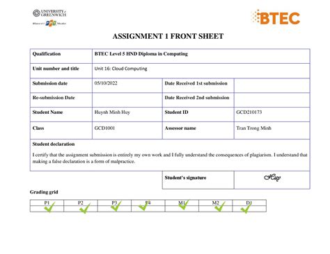 Assignment 1 Cloud Computing Distinction Assignments Computer