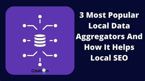 what are local data aggregators local seo benefits