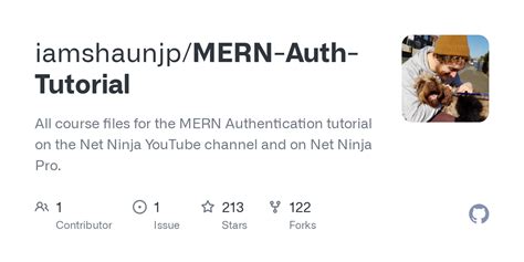 Github Iamshaunjpmern Auth Tutorial All Course Files For The Mern