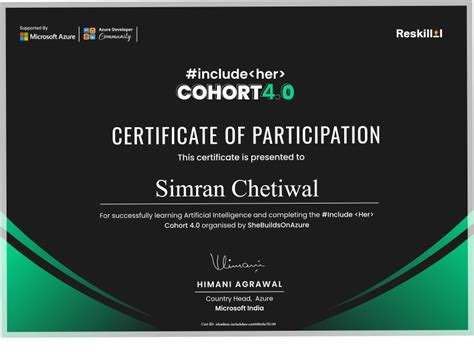 Simran Chetiwal On Linkedin Includeher Azuredeveloper Reskilll