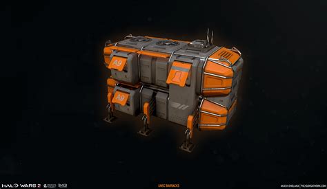 Artstation Halo Wars Unsc Barracks Akash Dholakia Halo Concept Architecture Artwork